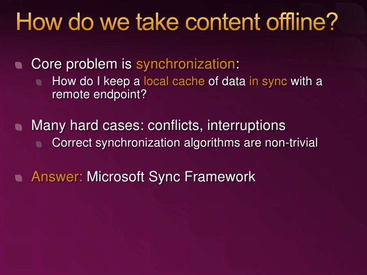 Using The Microsoft Sync Framework And Feedsync 9435