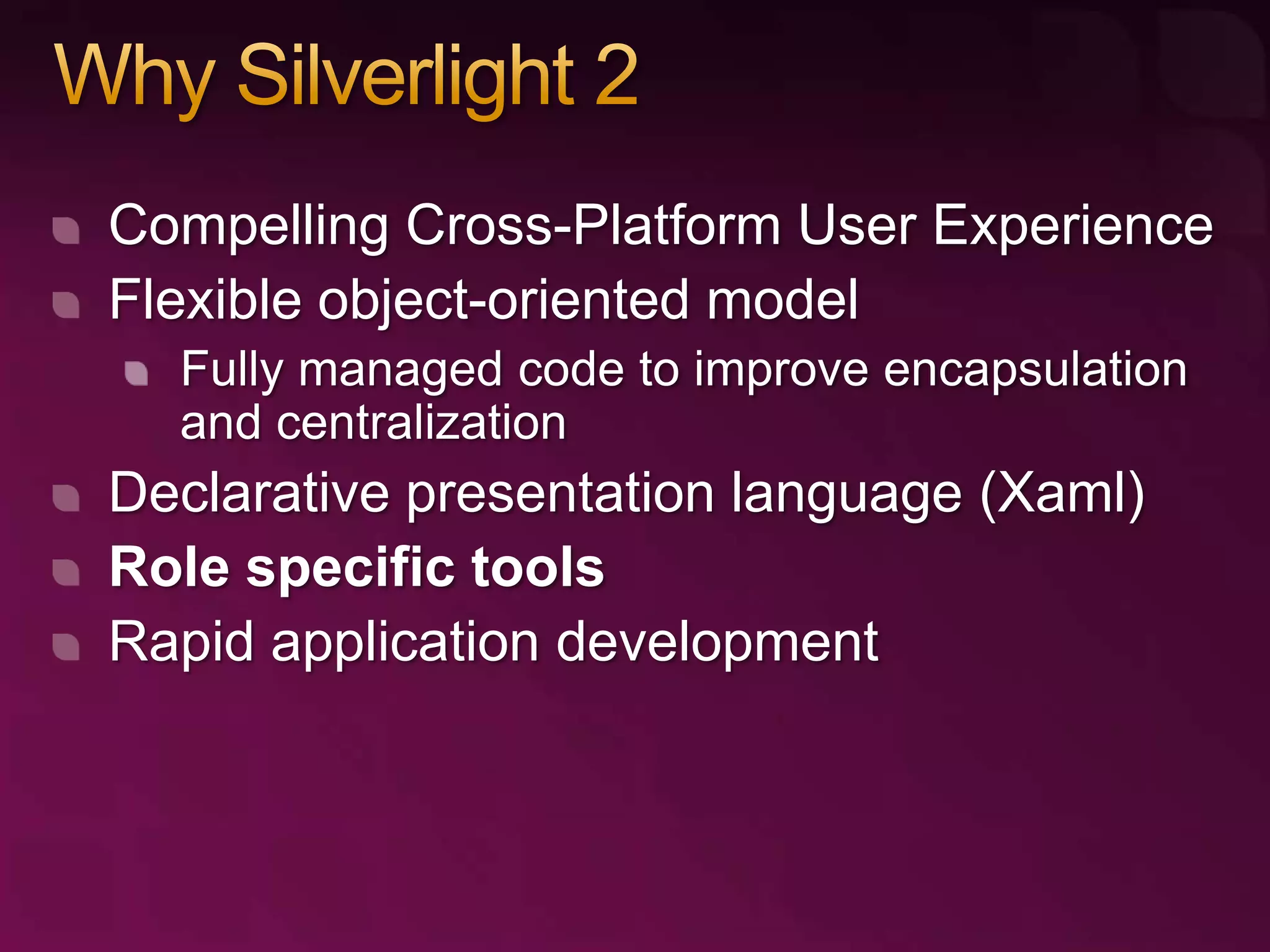 Silverlight as a Gaming Platform | PPTX