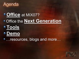 Front-Ending the Web with Microsoft Office | PPTX | Desktop Publishing ...