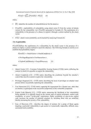 ONTOLOGY-BASED MODEL FOR SECURITY ASSESSMENT: PREDICTING CYBERATTACKS THROUGH THREAT ACTIVITY ...