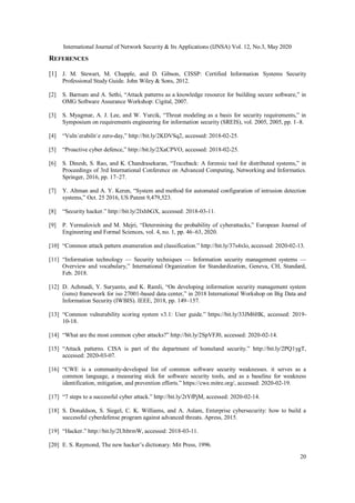 ONTOLOGY-BASED MODEL FOR SECURITY ASSESSMENT: PREDICTING CYBERATTACKS THROUGH THREAT ACTIVITY ...