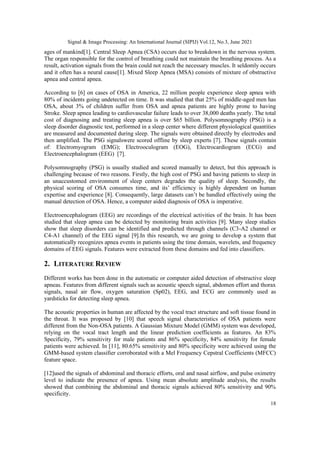 Computer Aided Detection of Obstructive Sleep Apnea from EEG Signals | PDF