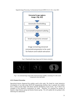 USING DISTANCE MEASURE BASED CLASSIFICATION IN AUTOMATIC EXTRACTION OF LUNGS CANCER NODULES FOR ...