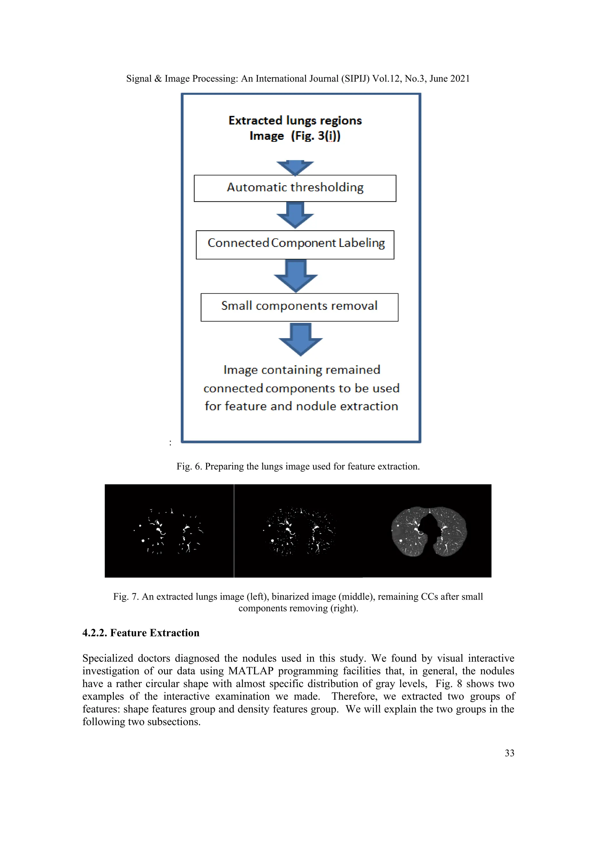 Using Distance Measure based Classification in Automatic Extraction of Lungs Cancer Nodules for ...