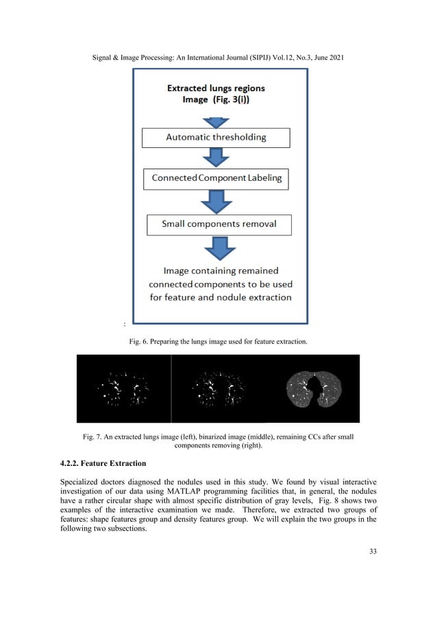 Using Distance Measure Based Classification In Automatic Extraction Of Lungs Cancer Nodules For