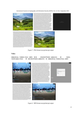 HIGHLY SECURE CRYPTOGRAPHY ALGORITHM METHOD TO SAFEGUARD AUDIOS AND VISUALS | PDF