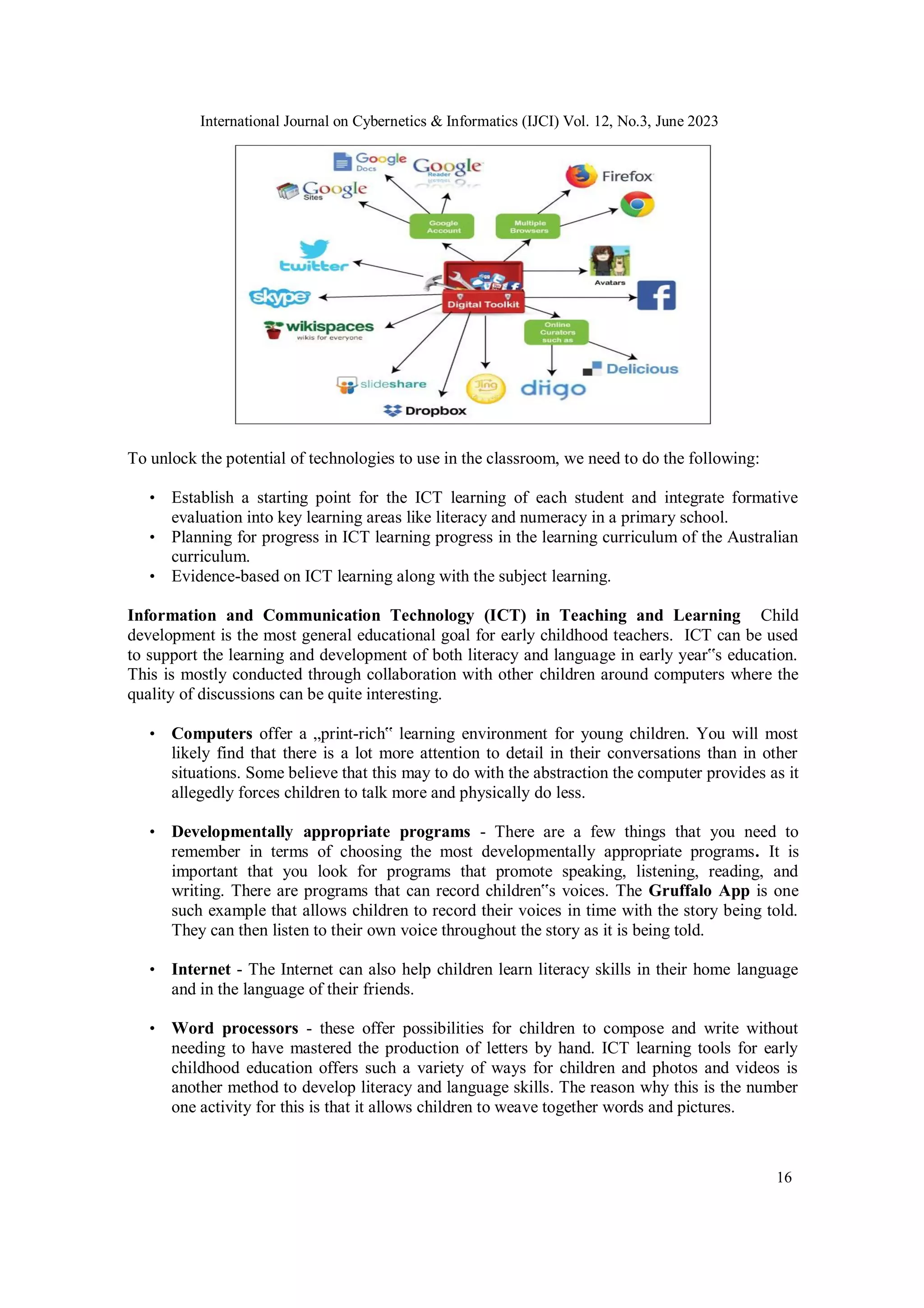 TEACHING AND LEARNING WITH ICT TOOLS: ISSUES AND CHALLENGES | PDF