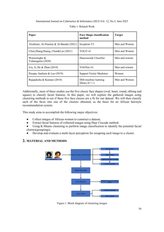 CLUSTERING AN AFRICAN HAIRSTYLE DATASET USING PCA AND K-MEANS | PDF