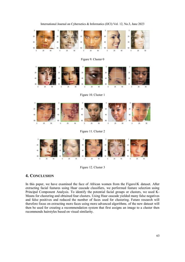 CLUSTERING AN AFRICAN HAIRSTYLE DATASET USING PCA AND K-MEANS | PDF
