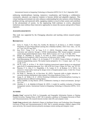 VIRTUAL COLLABORATION IN THE CONTEXT OF TEACHING AND LEARNING WITH INTERDISCIPLINARY PERSPECTIVE ...