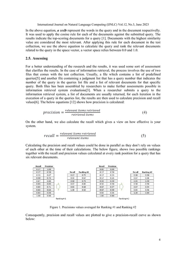 Testing Different Log Bases For Vector Model Weighting Technique Pdf 