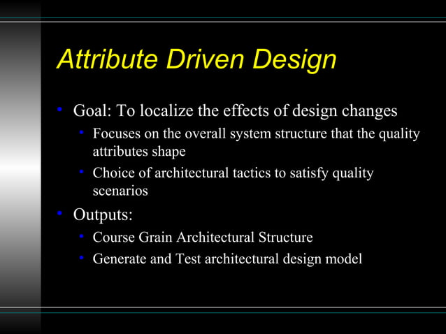 Software Architecture – Centric Methods and Agile Development | PPT