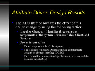 Software Architecture – Centric Methods and Agile Development | PPT