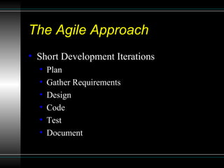Software Architecture – Centric Methods and Agile Development | PPT