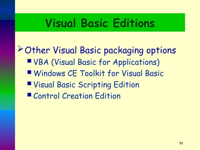 Advanced Programming Language(Visual basics) .ppt