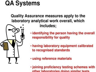 analytical chemistry. aquality assurance and quality control ...