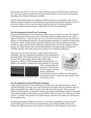 SMT Printing Challenges | PDF