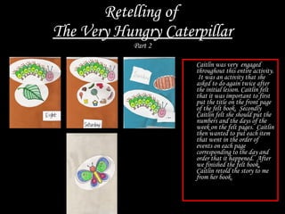 Retelling of the Very Hungry Caterpillar | PPT