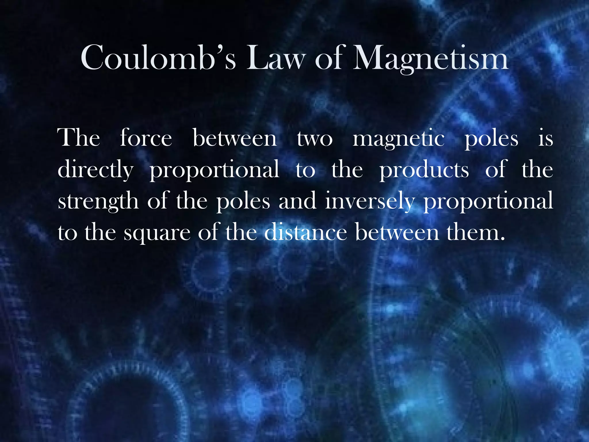 Electricity and Magnetism | PPT