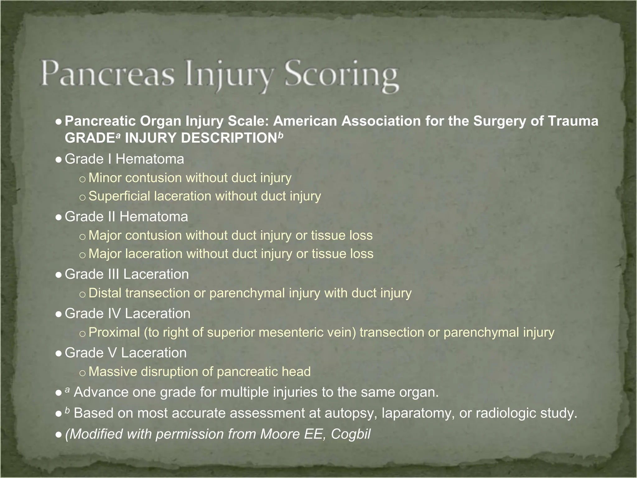 Pancreatic trauma , causes and treatment | PDF