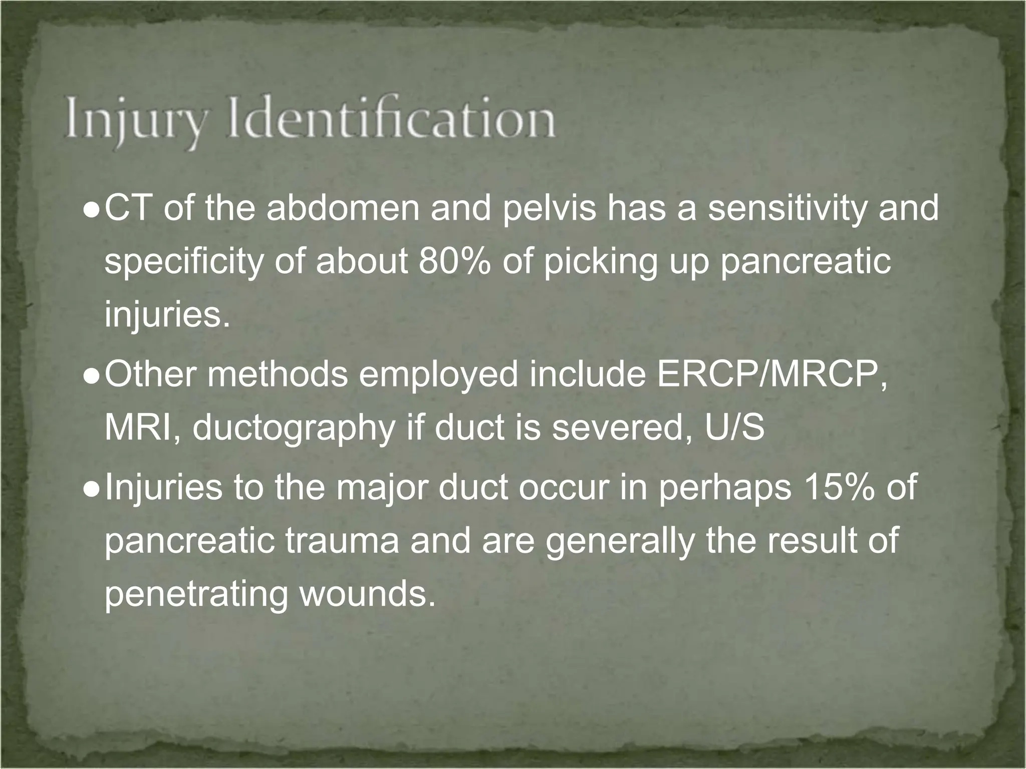 Pancreatic trauma , causes and treatment | PDF
