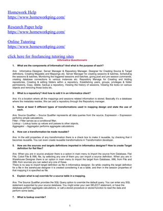 123448572 all-in-one-informatica | PDF