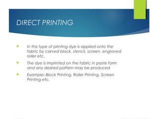 Direct printing | PPT
