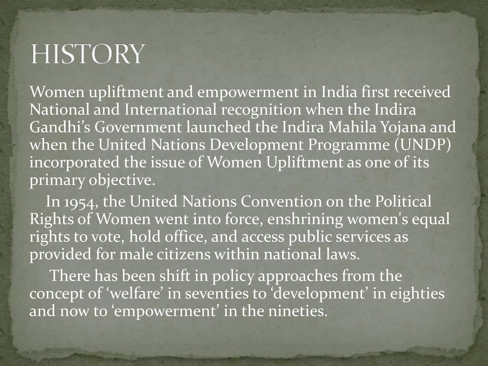 WOMEN IN POLITICS | PPTX