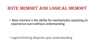 MEMORY | PPT