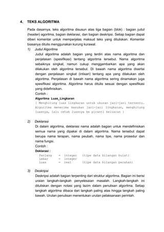 Algoritma Basic | PDF