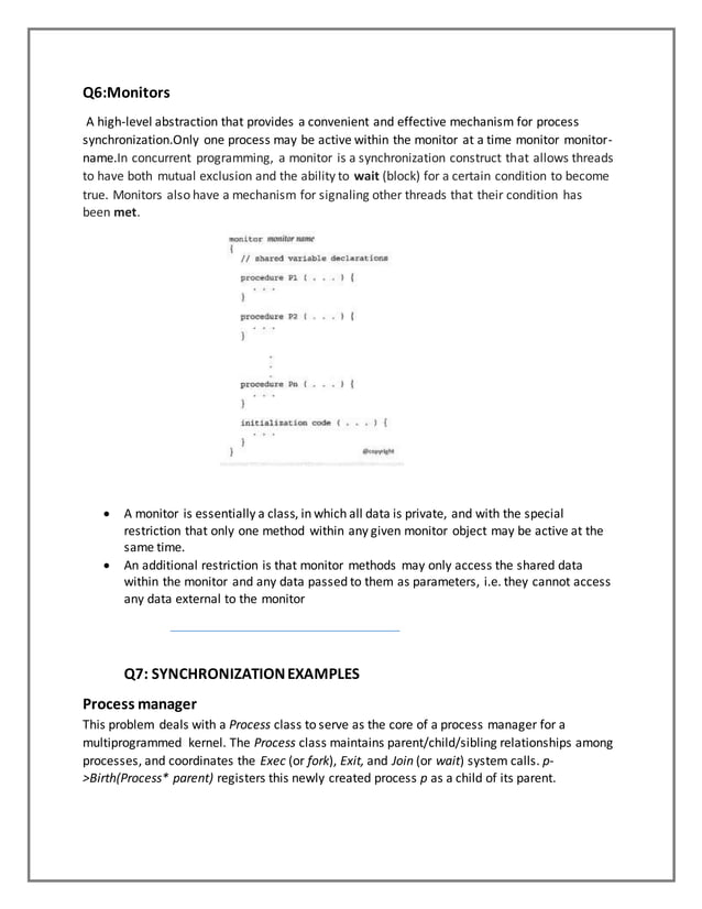 Critical section operating system | DOCX | Operating Systems | Computer ...