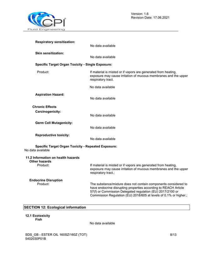 oil for refrigeration lubrication and viscosity, density temperature | PDF