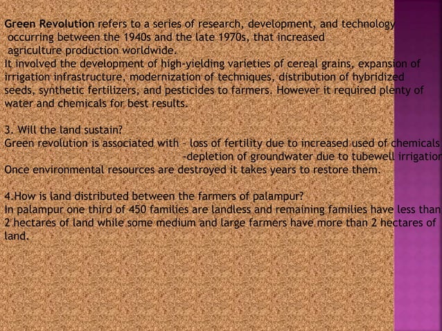 Economics Chapter 1 Notes Class 9 | PPTX | Agriculture | Industries