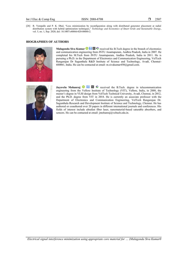 Electrical signal interference minimization using appropriate core material for 3D integrate ...