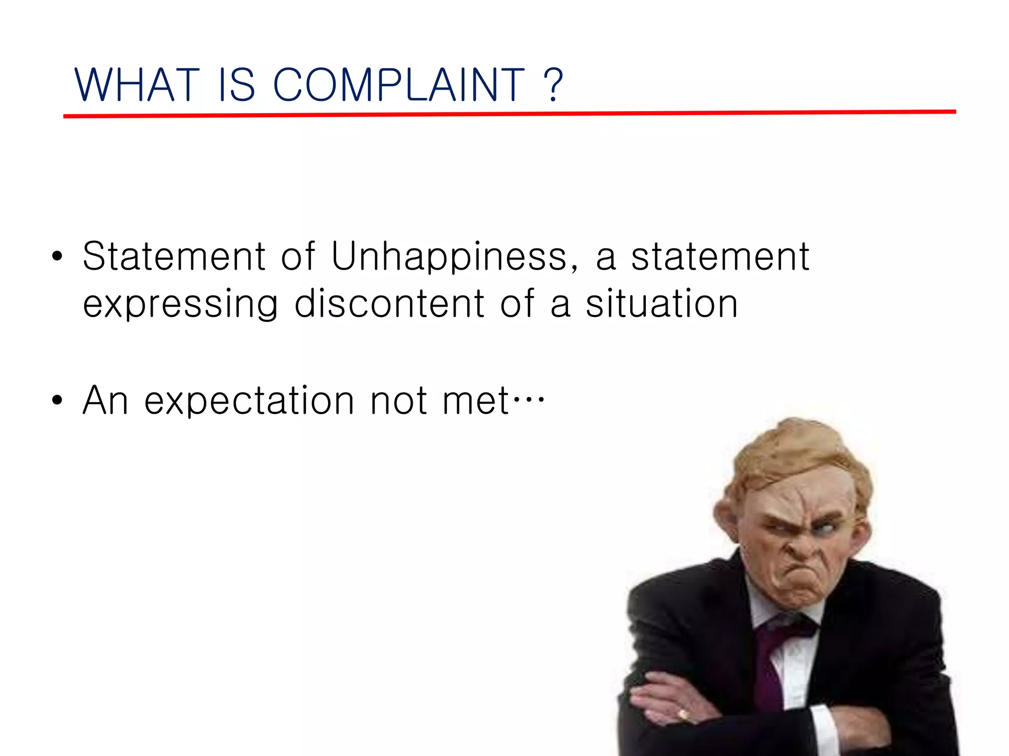 Complain Handling | PPTX | Consumer Issues | Business