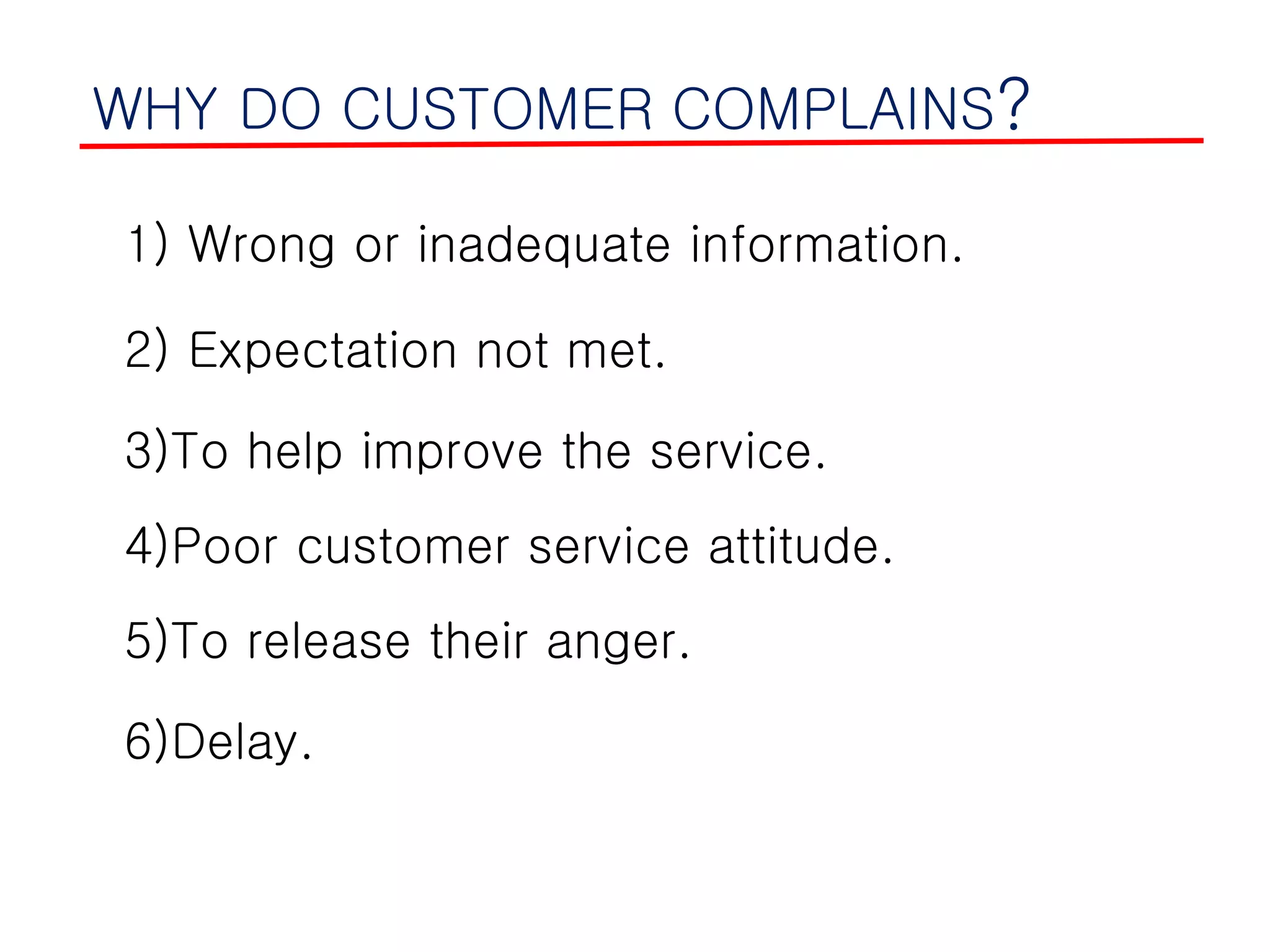 Complain Handling | PPTX | Consumer Issues | Business