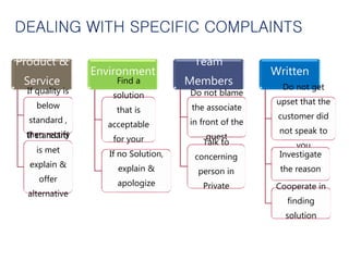 Complain Handling | PPTX | Consumer Issues | Business