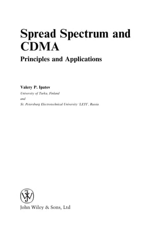 123506336 spread-spectrum-and-cdma-principles-and-applications | PDF