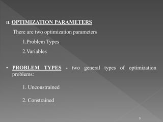 OPTIMIZATION TECHNIQUES IN PHARMACEUTICAL FORMULATION AND PROCESSING ...