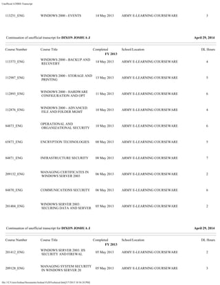 Joshua's Self Development | PDF