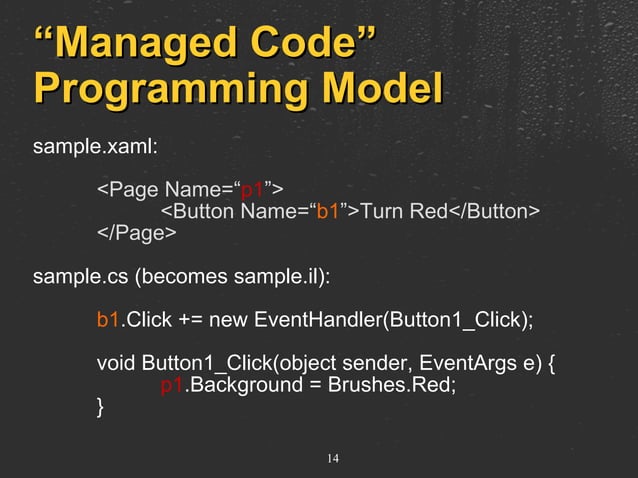 A First Look at Windows Presentation Foundation Everywhere (WPF/E): a ...