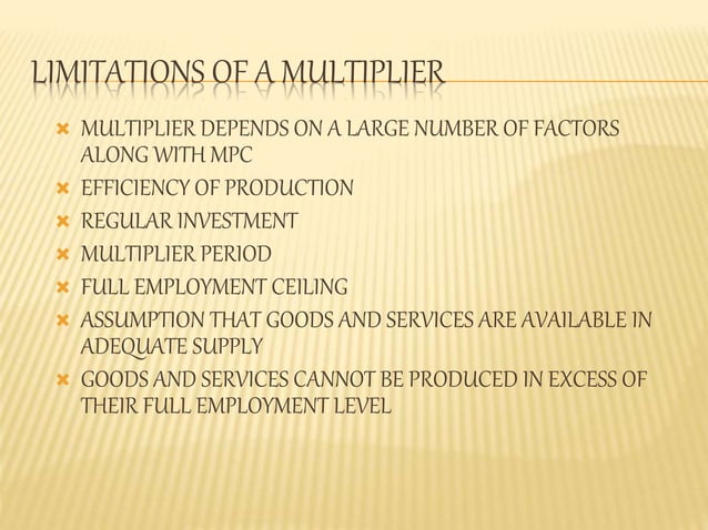 concept-of-multiplier- | PPTX | Business Accounting & Finance | Business