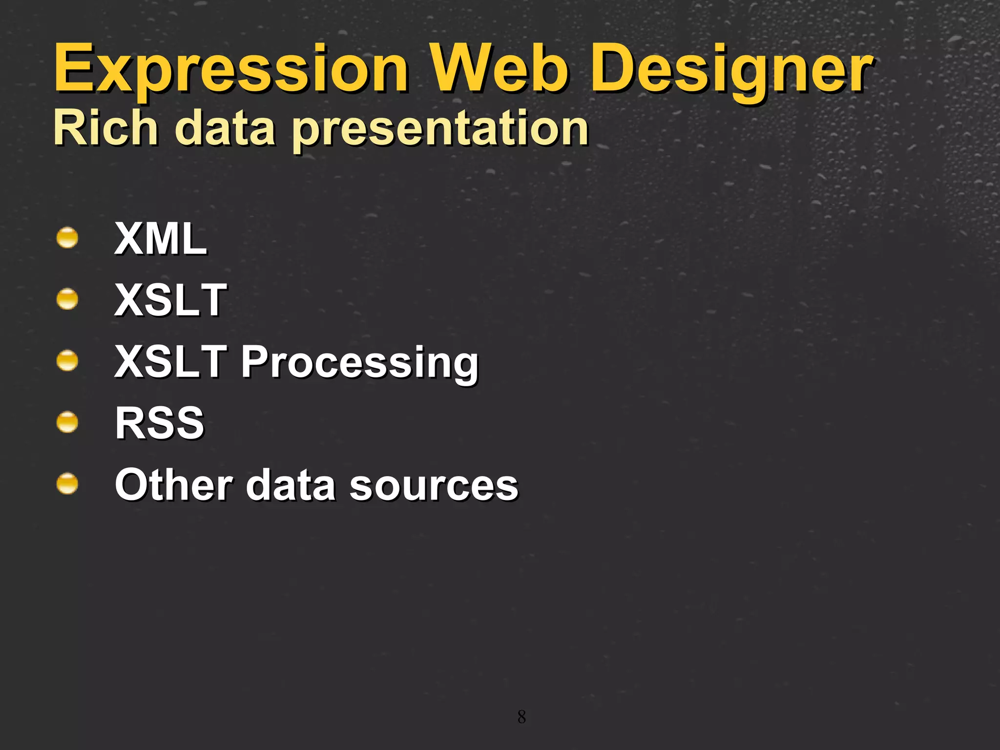 Expression Web Designer Overview | PPT
