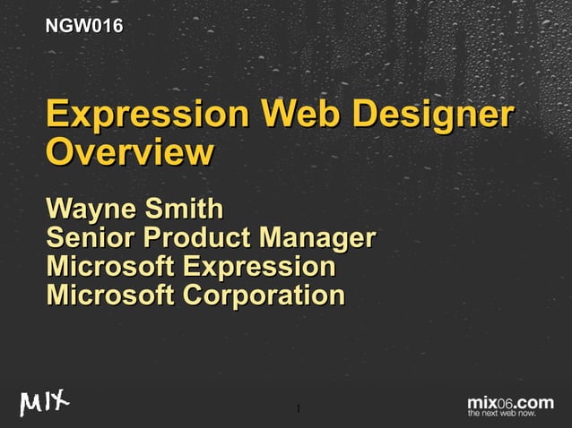 Expression Web Designer Overview | PPT | Free Download