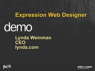 Expression Web Designer Overview | PPT