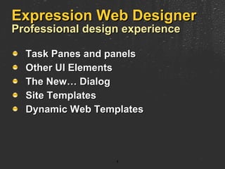 Expression Web Designer Overview | PPT