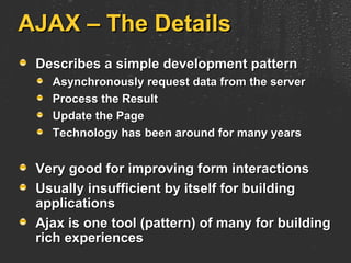 Lessons from the Trenches: Engineering Great AJAX Experiences | PPT