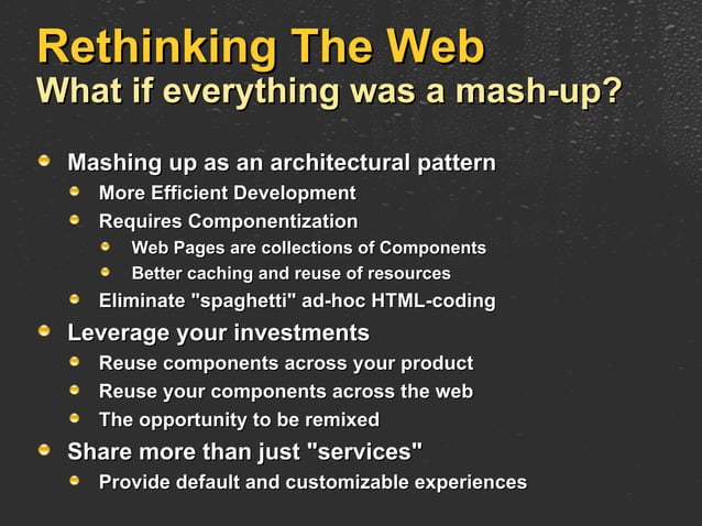 Lessons from the Trenches: Engineering Great AJAX Experiences | PPT