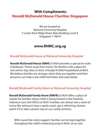 RMHC Acknowledgement Card Design | PDF