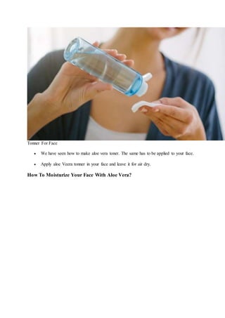 (123) aloe vera for face | DOCX